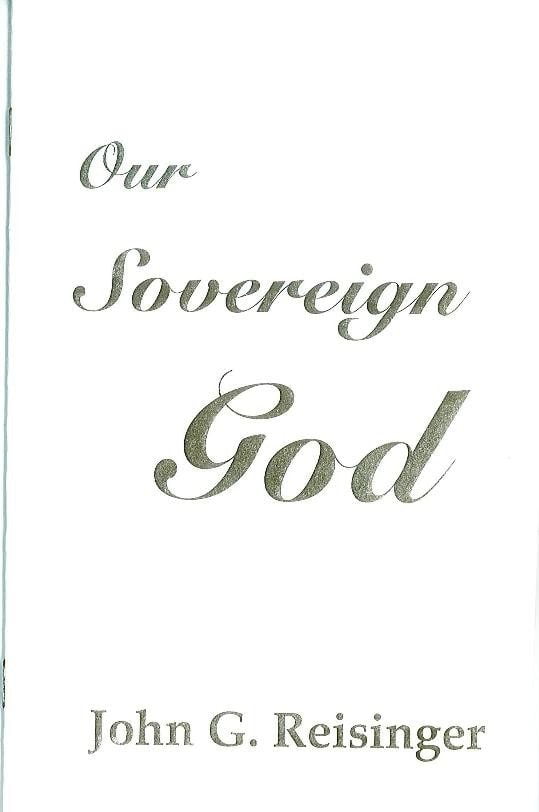 Our Sovereign God - Christian Bookshop